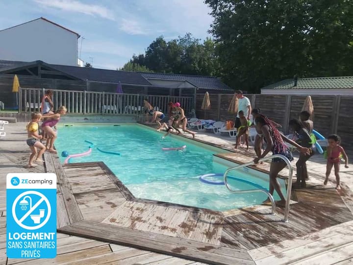 Zecamping 3* Tente 16m² Parc Aquatique - Surgères