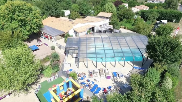 Zecamping 4* Mobil Home 33m² Piscine - Aizenay