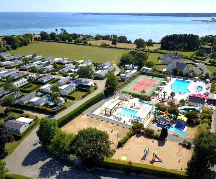 Zecamping 4* Mobil Home 32m² 500m Plage - La Forêt-Fouesnant