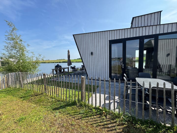 De Ijssel Eilanden Chalet Laguna Kampen Mit Zaun N - Kampen