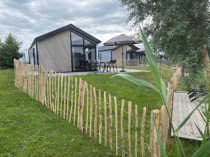 De Ijssel Eilanden Chalet Casa Kampen Mit Zaun Nr. - オランダ カンペン