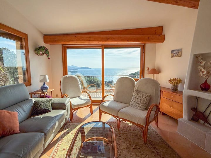 Magnifique Vue, T3, Clim, Parking - Le Lavandou
