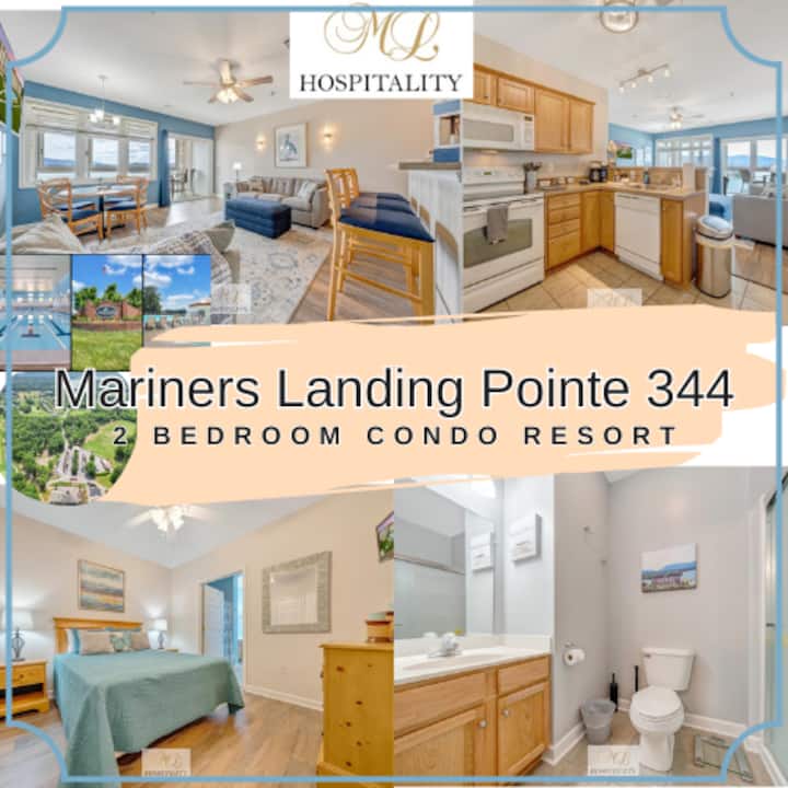 #344 Pointe - 2 Bedroom Lakefront Condo At Mariners Sml - Smith Mountain Lake, VA