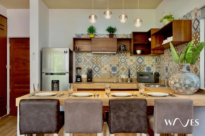 Tulum 1br Rooftop Pool & Central Location - 圖盧姆