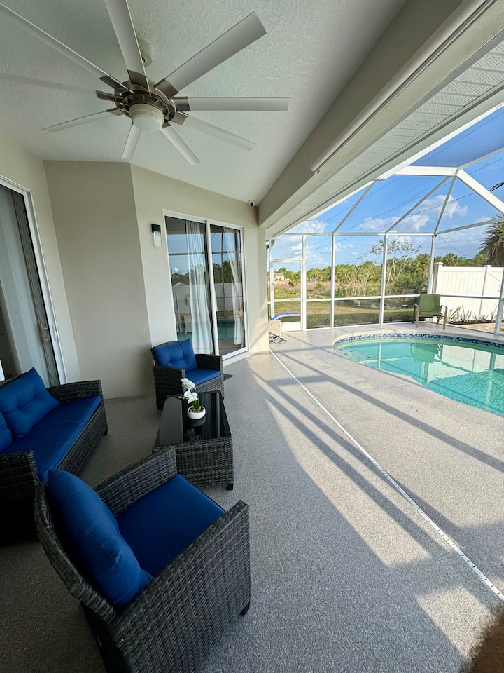 Coastal Gem W/ Pool + Gamer’s Den - Port Charlotte, FL