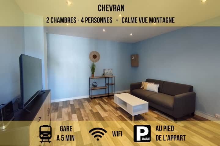 Le Chevran - Appart 2 Chambres - Proche Gare - Flaine