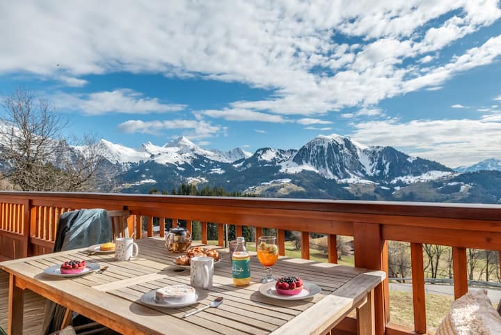 Slow Chalet Tekoa 8 Pers à 5 Min Des Pistes - Manigod