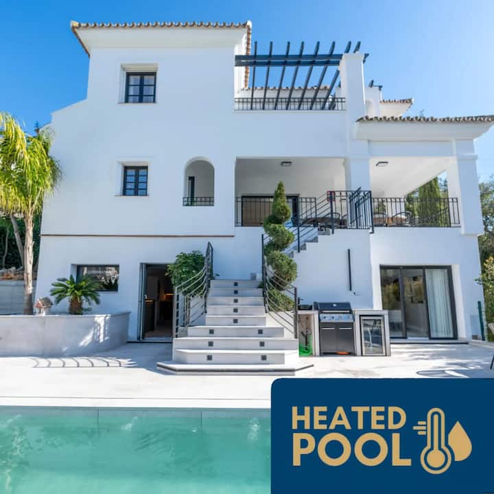 Luxurious 6bed Villa Heated Pool,sauna&hammam,gym - Marbella