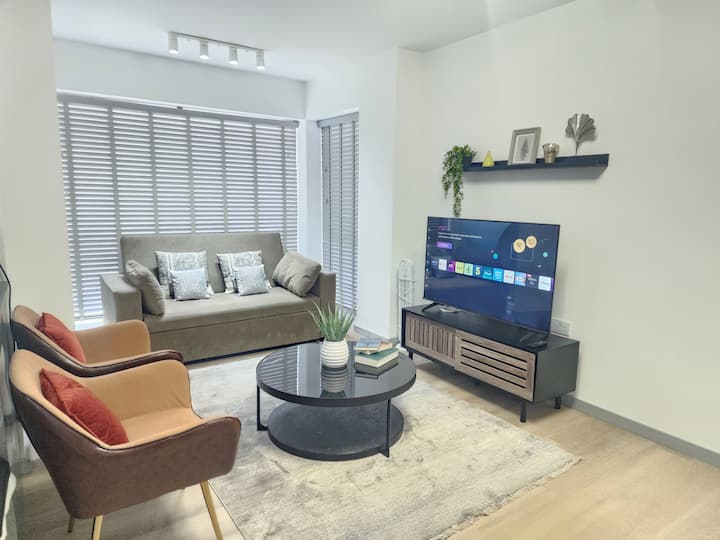 Modern 1-bed Flat, Sleeps 4, Free Parking, Netflix - Oxford