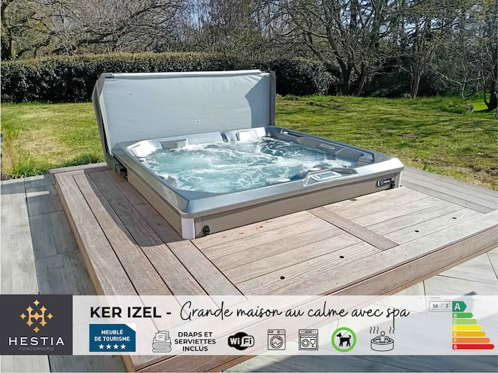 Ker Izel - Grande Maison Au Calme Avec Spa - Le Conquet