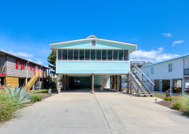 Charming 3br Oceanview House In Oak Island. - Oak Island, NC