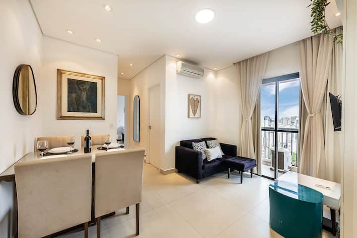 Aa1713 Apart Charmoso Para 4 Pessoas - Liberdade