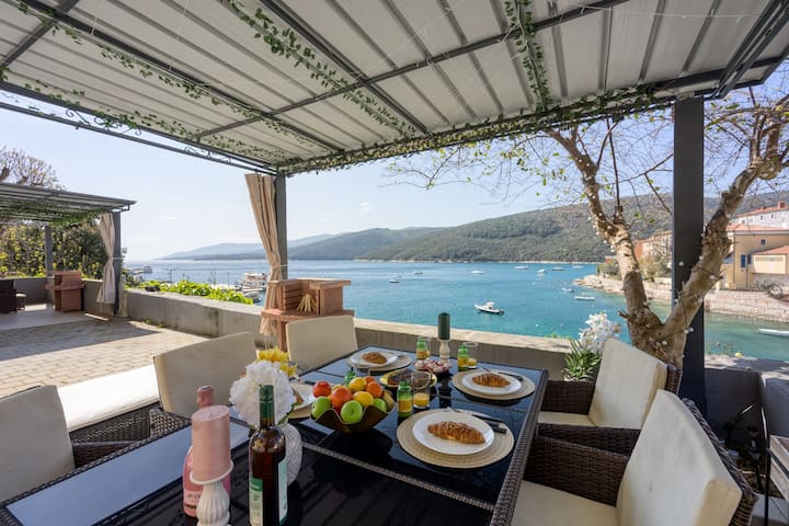 Riva - Two-bedroom A4 With Sea View - Rabac