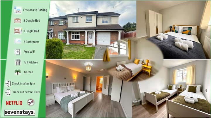 Spacious 4 Bed House With Parking In Wolverhampton - Wolverhampton