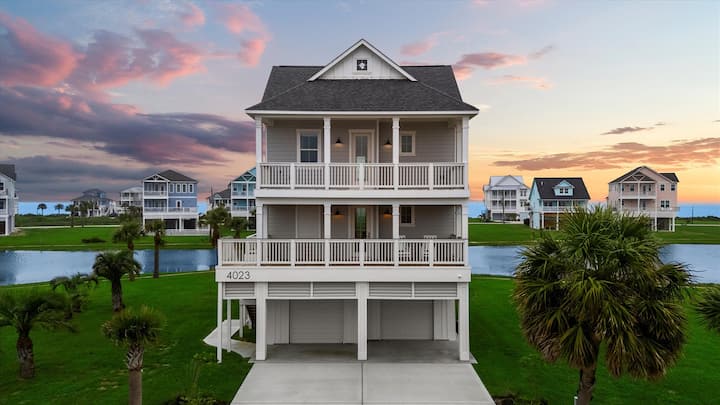 Pointe West | Sleeps 14 | Game Room - Galveston, TX