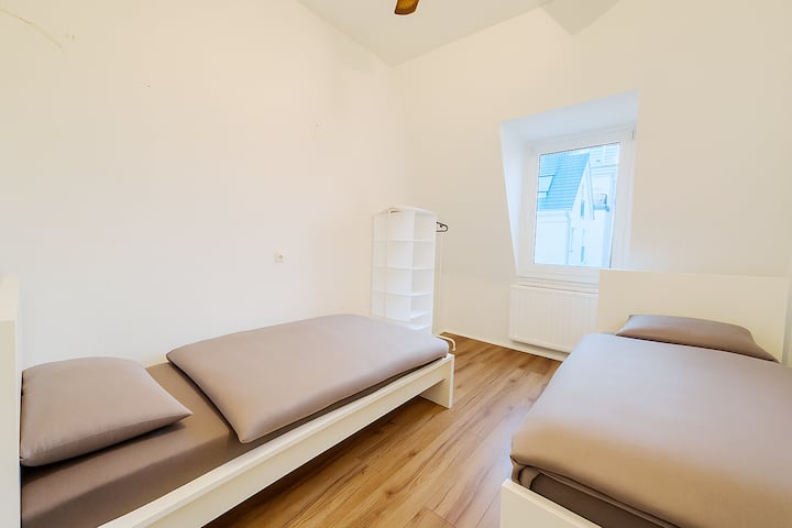 Frankfurtmesse7min-3zimmerküchebadparkplatz 6bett - Frankfurt