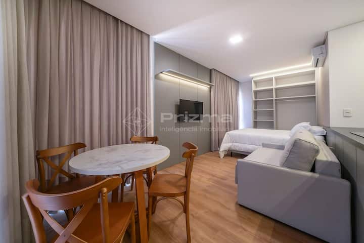 402 - Flat Moderno E Bem Localizado A 120 Metros D - Bombinhas