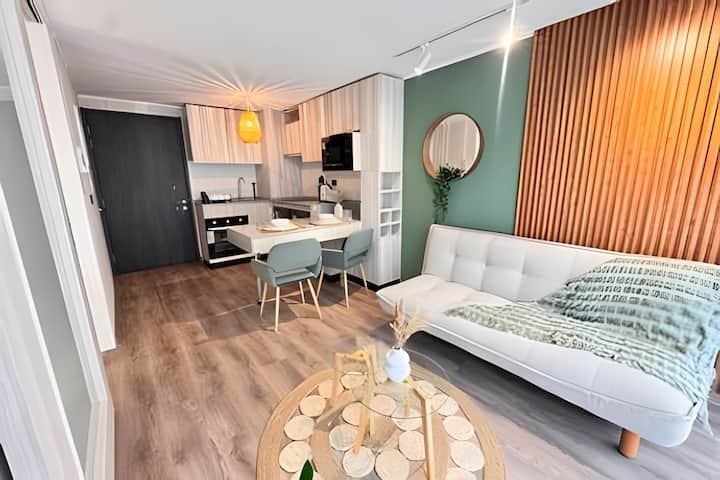 Departamento Acogedor Y Moderno Santiago Centro. - Santiago, Chile