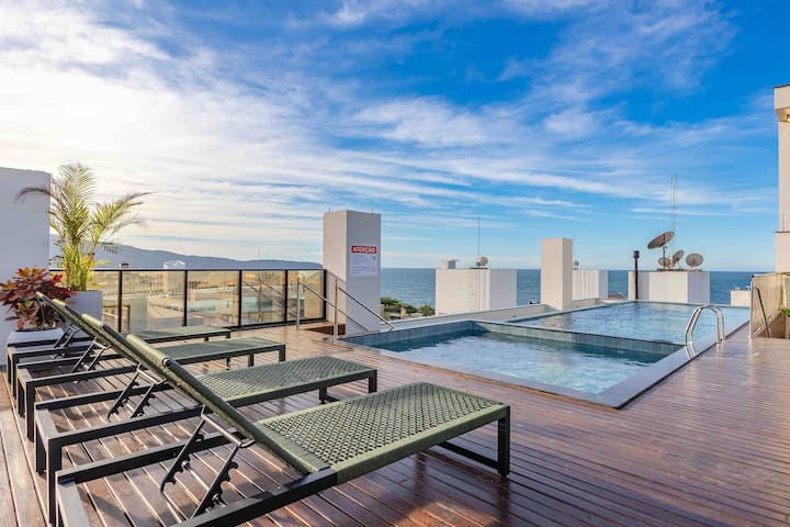 Elegancia En Una Suite A 120 Metros De La Playa De - Bombinhas