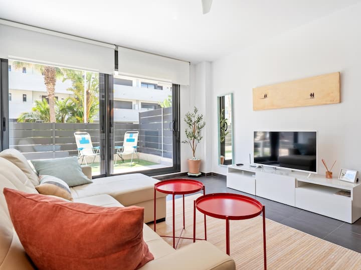 Rez-de-jardin Avec Jardin Privatif à 1min Plage - L'Ametlla de Mar