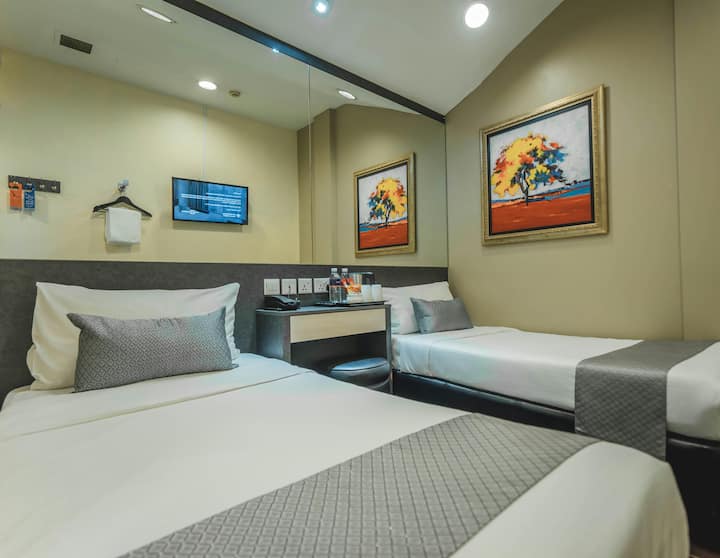Standard Twin Room (No Window) In Quirky Shophouse - Singapur