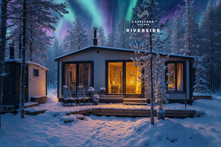 Riverside 10 Xxl |Sauna|northern Lights|tv|ylläs - Finland