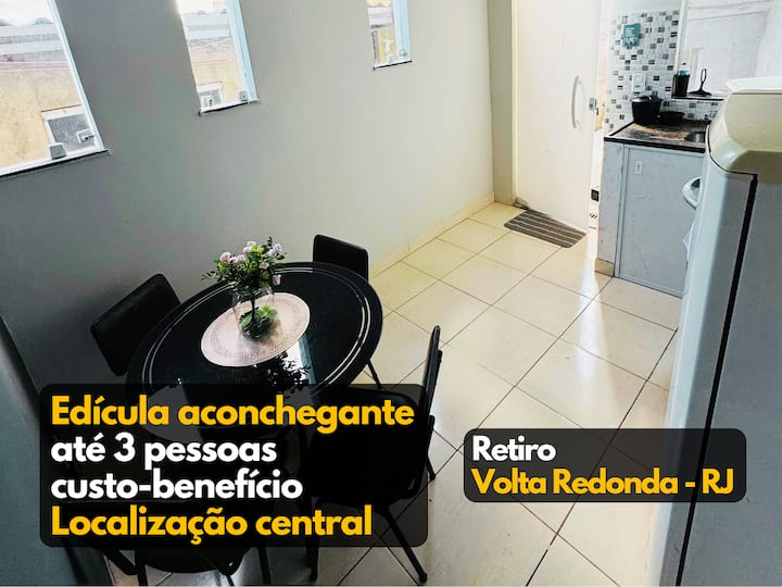 Edícula Privativa E Confortável De Fácil Acesso - - Volta Redonda