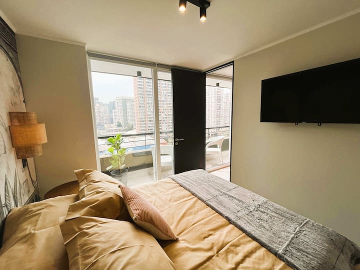 Hom I Wifi Cowork Piscina Ciudad Metro Almagro - Santiago de Chile