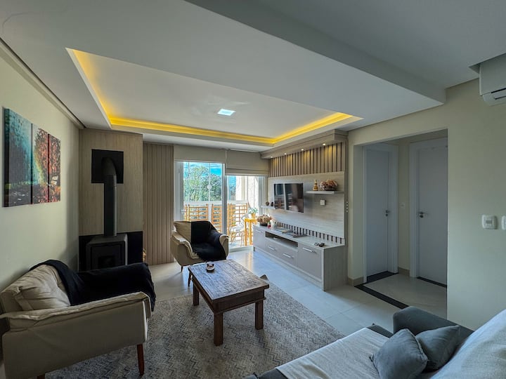 Apartamento Em Lugar Tranquilo Perto Da Igreja - Canela