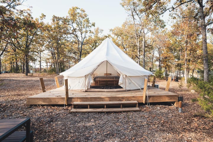 Tent Stay W/ Firepit + Trails (Dog Friendly) - Branson, MO