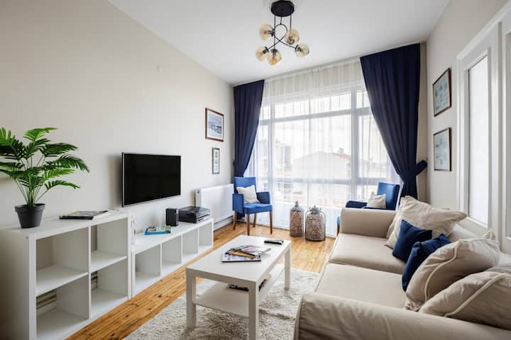 Elegant 3bd Bosphorus Views Chic Kadıkoy Home #384 - Maltepe