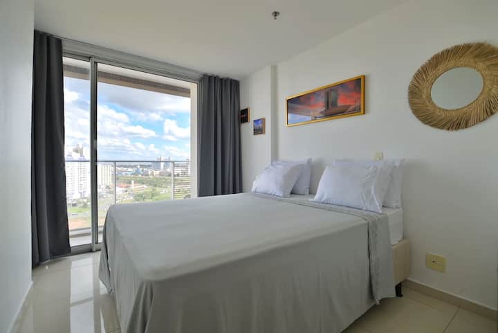 Apt De Luxo No Shopping Df Plaza - ÁGuas Claras - Brasília