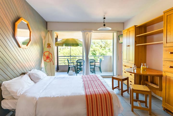 Studio 3pax With Balcony By Residence Du Parc - Soorts-Hossegor