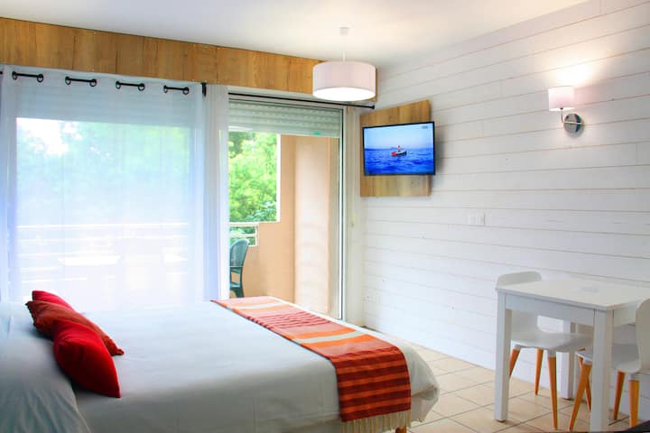 Balcony Accessible Studio By Residence Du Parc - Soorts-Hossegor