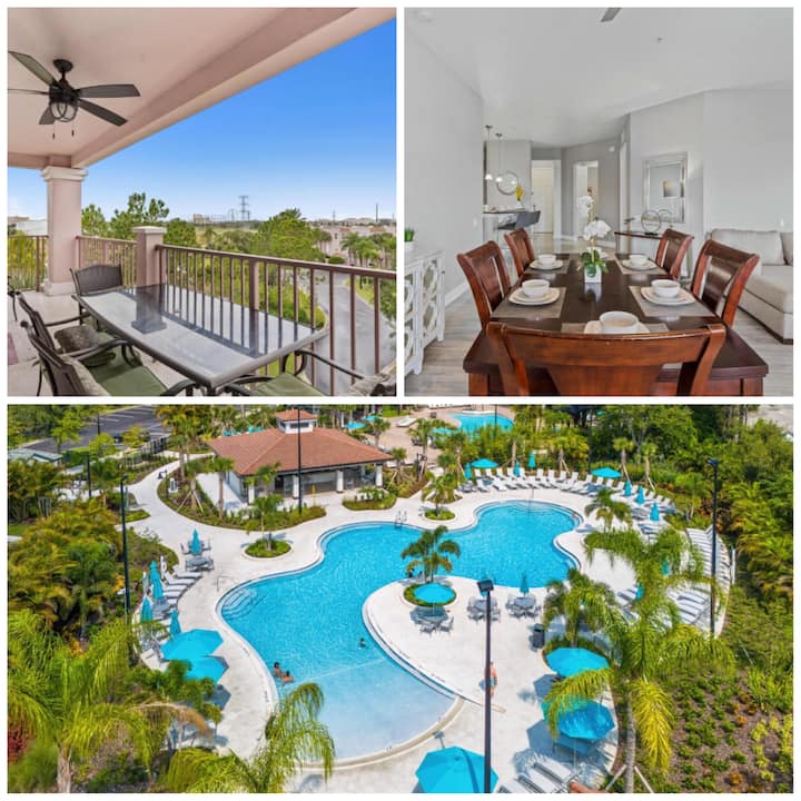 5048 Light And Airy Resort 4bd Apartment #407 - Orlando