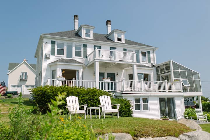 Boothbay Harbor Me Anita's Inn Room 14 Ocean Views - Boothbay Harbor, ME