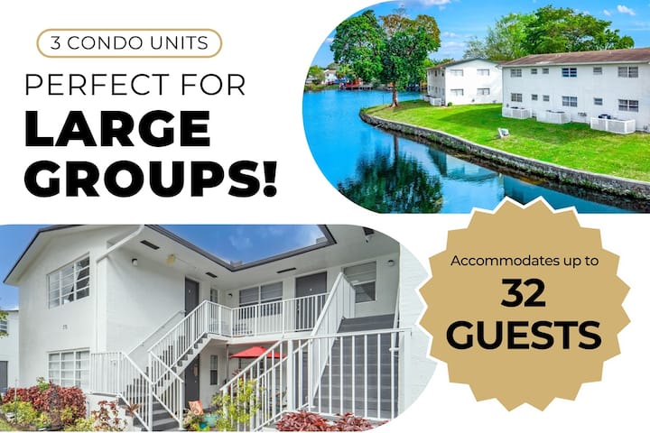 Great For Large Gatherings–sleeps 30–palmwavestays - Coral Springs, FL