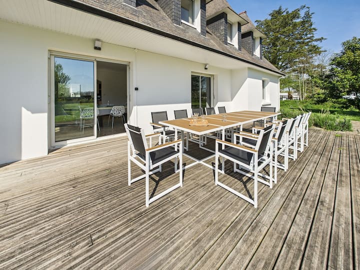 Maison Moderne Pour 12, Grand Jardin, Terrasse - Concarneau