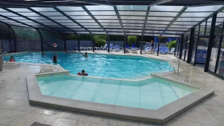 Zecamping 4* Mobil Home 24m² Piscine - Maché