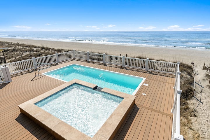 Arches: Oceanfront 4br House In Oak Island - Oak Island, NC