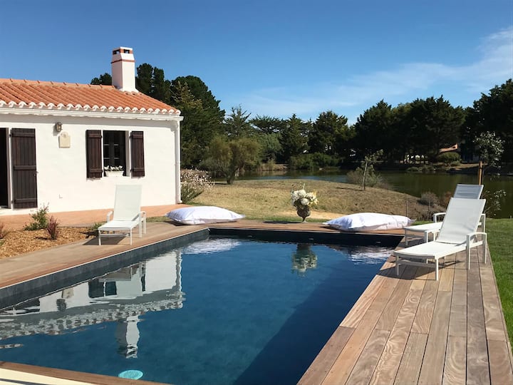 Villa Pour 10 Avec Piscine Et Jardin - Noirmoutier-en-l'Île