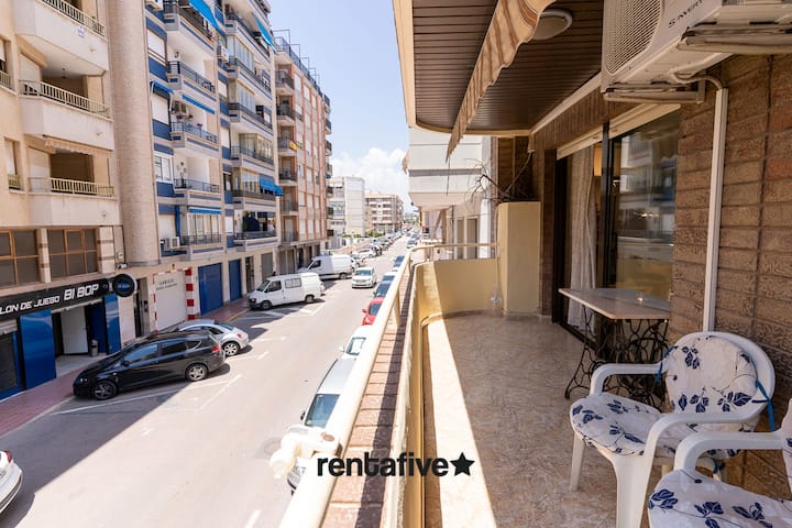 Rentafive - 120m2 - Ascensor - 2min Playa - Santa Pola