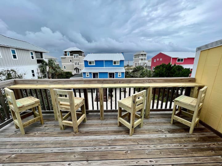 Villa Cape San Blas - Gulf View Townhome, Steps Fr - Cape San Blas