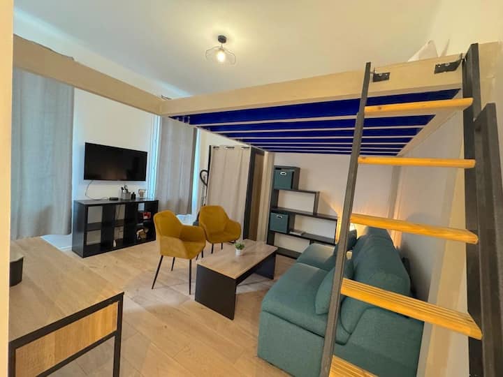 ⁂Appartement éLégant Plage à 100m Prom Des Anglais - Nizza