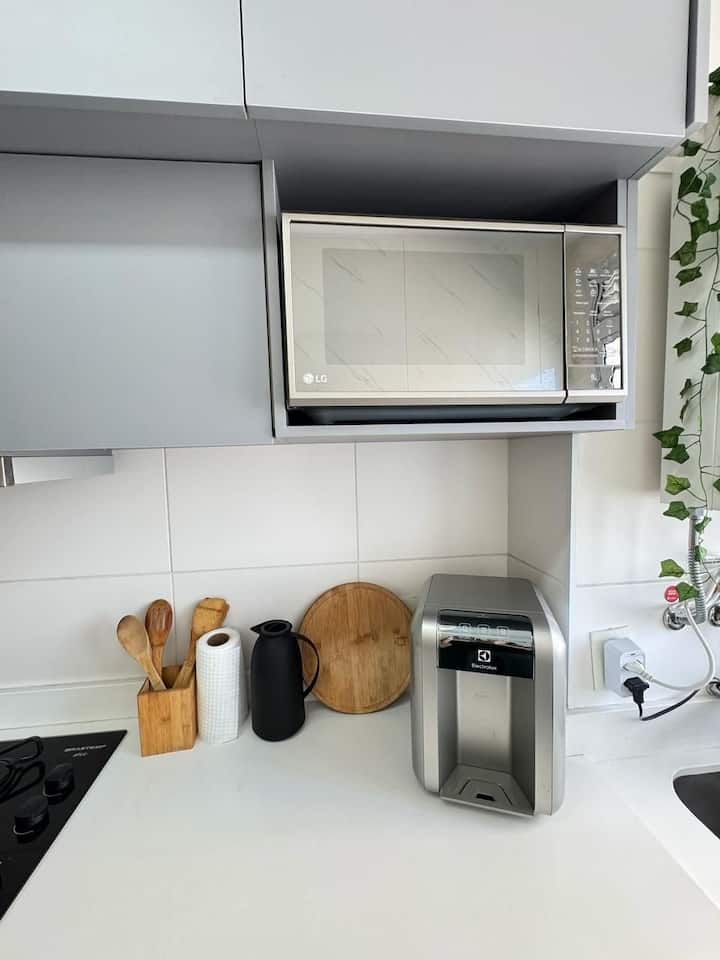 1110b Ap Novo Decorado C/ Wi-fi  E Vaga De Garagem - São Paulo