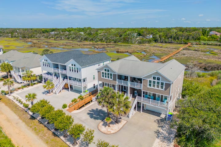 Walk To Beach: Oak Island Retreat W/ 210-yard Dock - Oak Island, NC