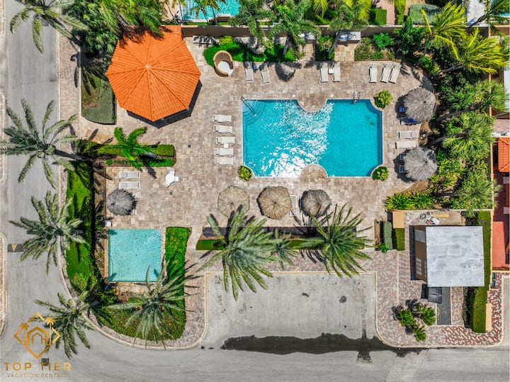 2 Br Apt|private Pool|bbq|3 Min To Arashi Beach - Aruba