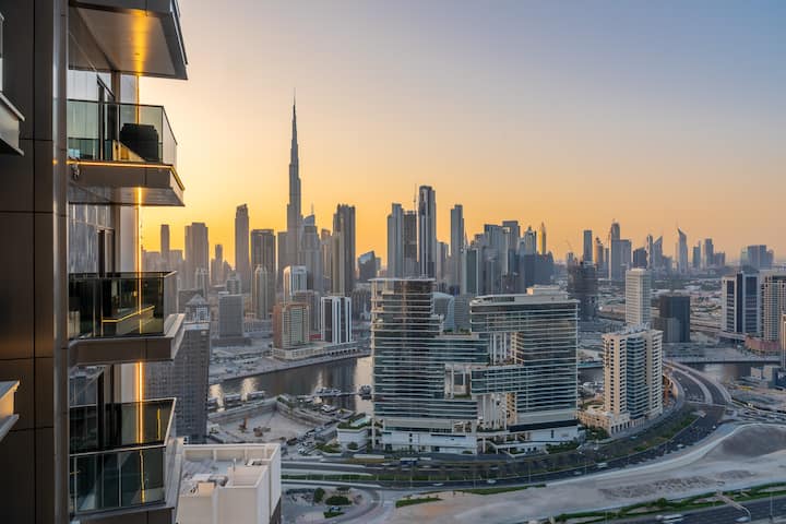 Sky-high 2br Escape | Stylish Stay Near Dubai Mall - 두바이