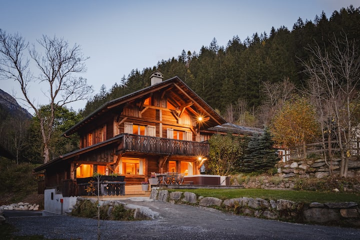 Chalet Scierie - Luxe Avec Jacuzzi - Argentière