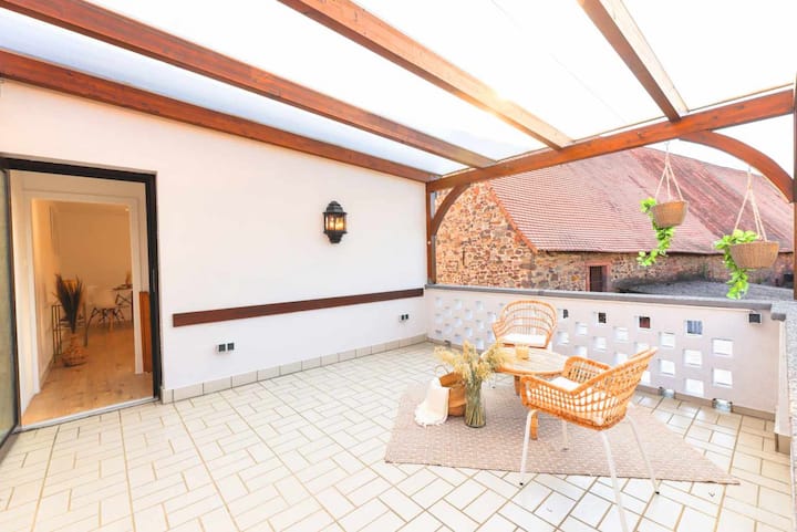 Da02 Chic & Spacious Apartment *Balcony & Terrace* - Weiterstadt